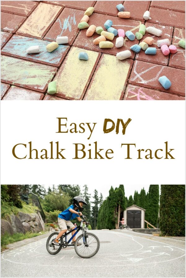 DIY Chalk Bike Track - Workout with Salma